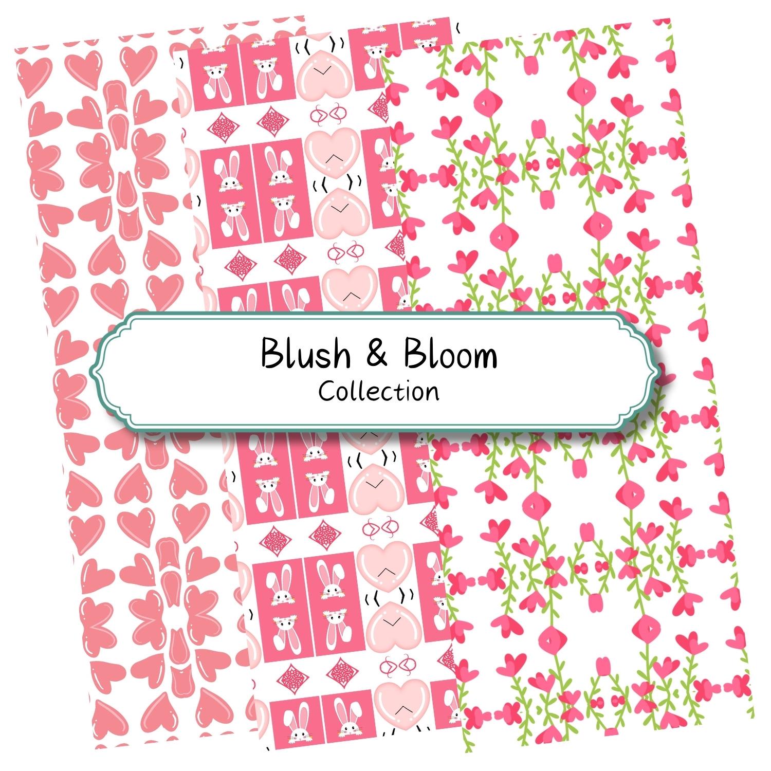Paper Pack Pink Digital Pack Seamless Pattern Bundle POD Repeating ...