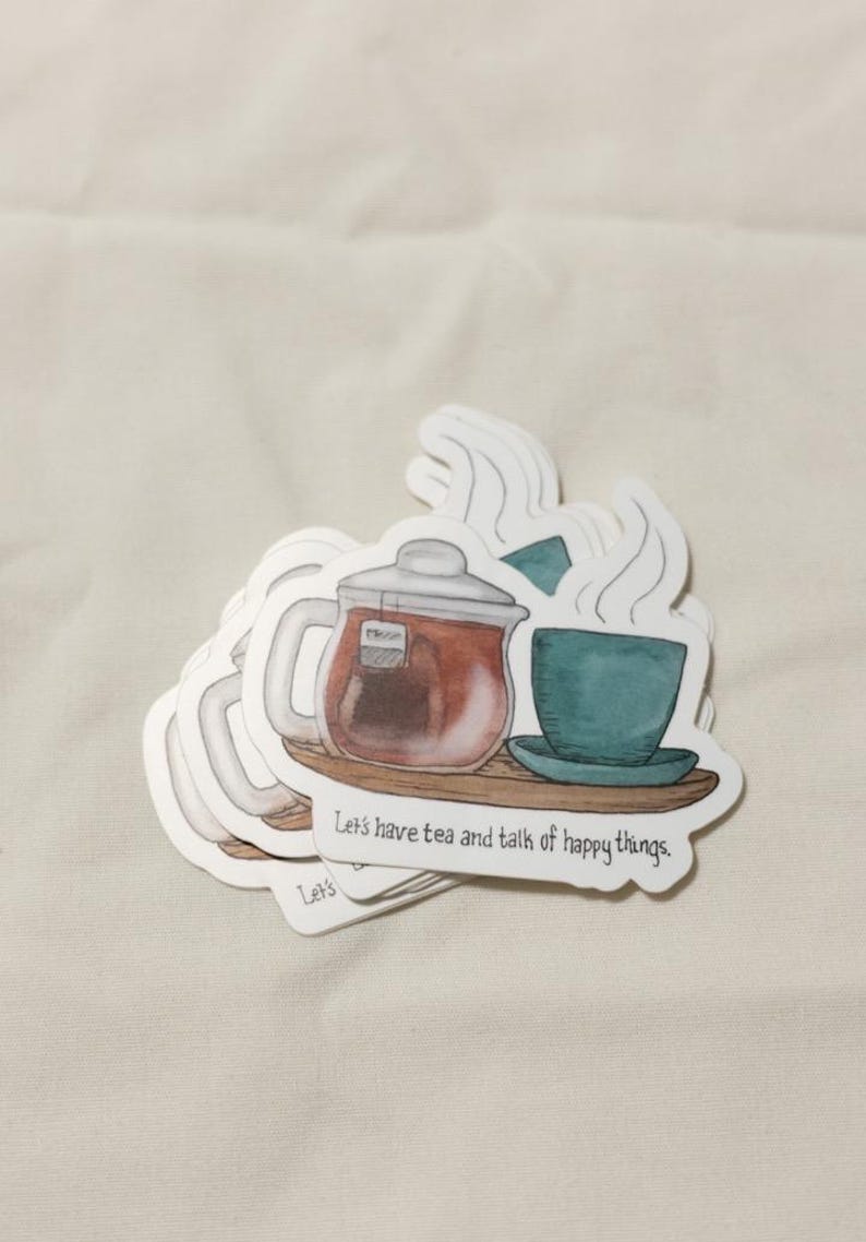 Let’s Have Tea Sticker - Etsy