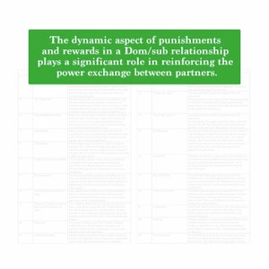 50 Ideas/tasks/rules for Punishment in BDSM Style. Digital Guide, Dominant and Submissive Role ...