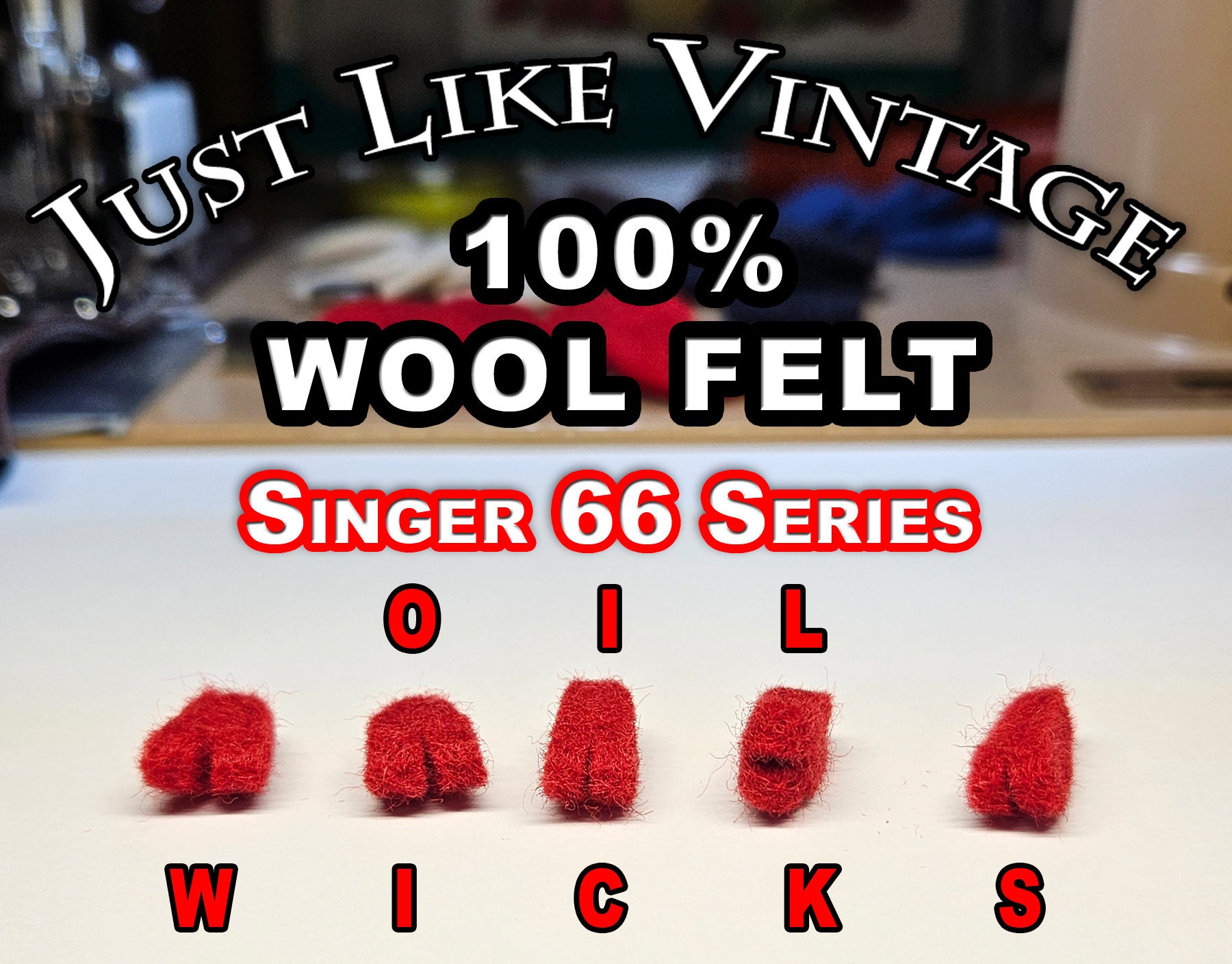 Singer 66 99 99K Sewing Machine Hook Oil Wicks - 100% Wool Felt - Etsy