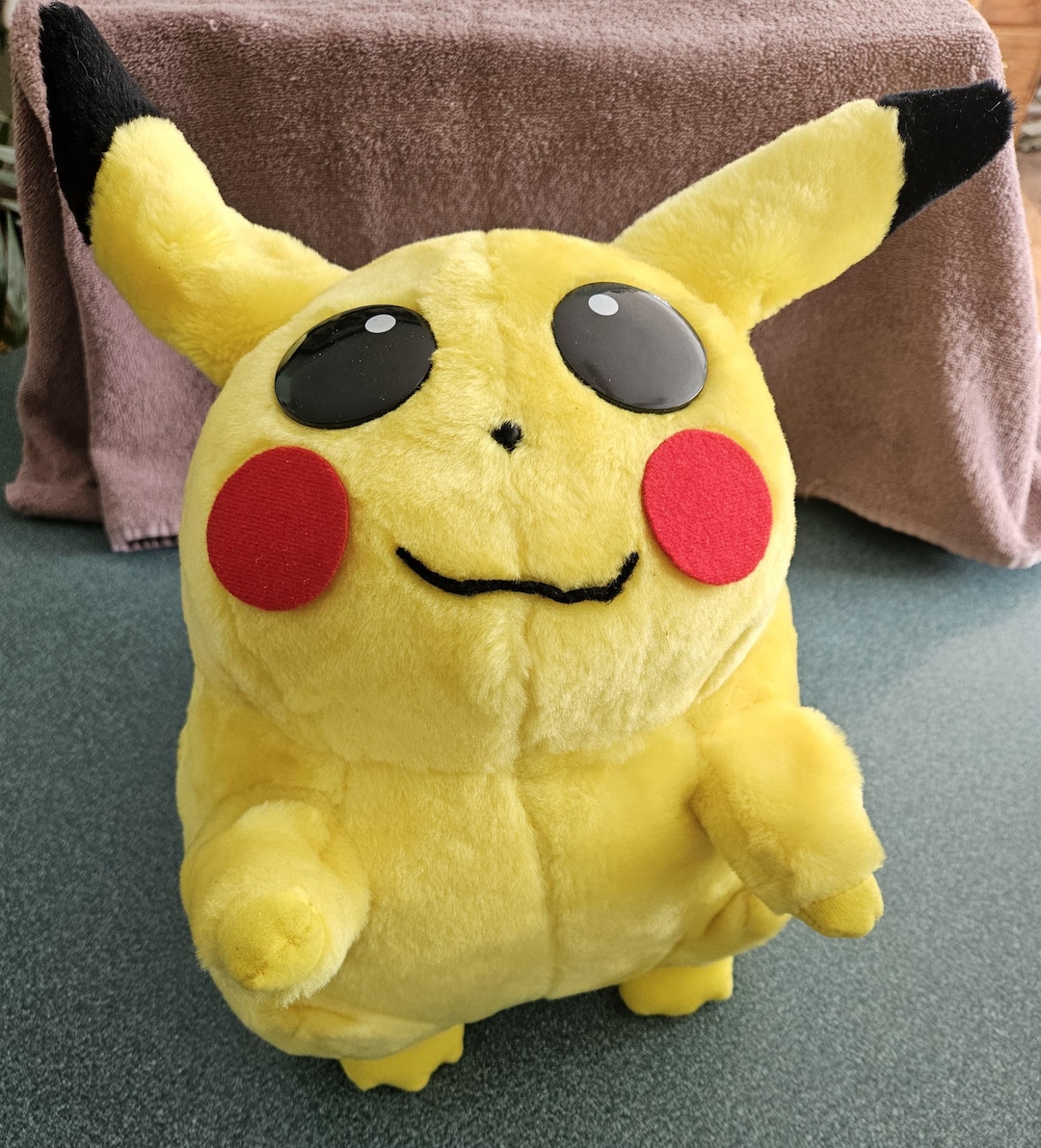 Original Pikachu Plush Vintage RARE Nintendo Creatures game Freak Plush ...