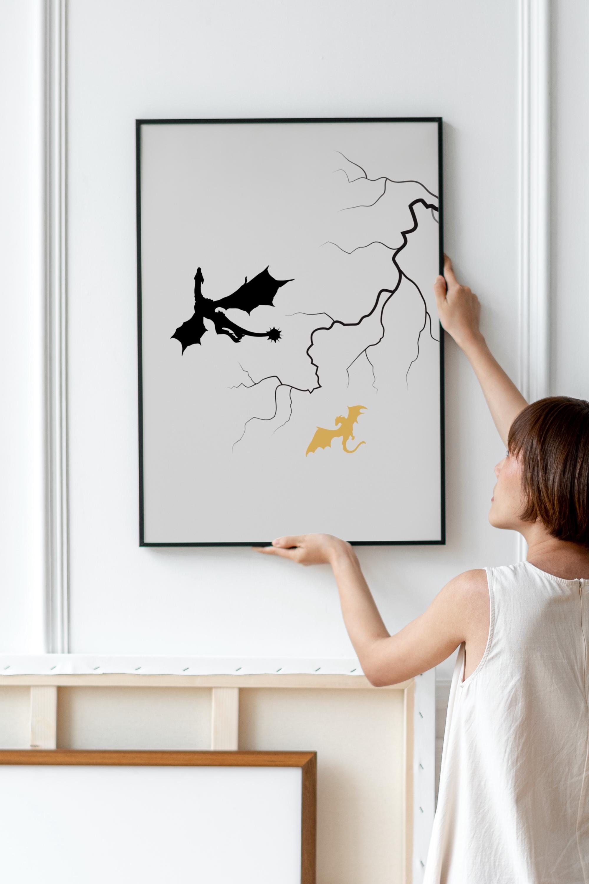 Fourth Wing Poster | Empyrean Series Digital Download | Onyx Storm ...