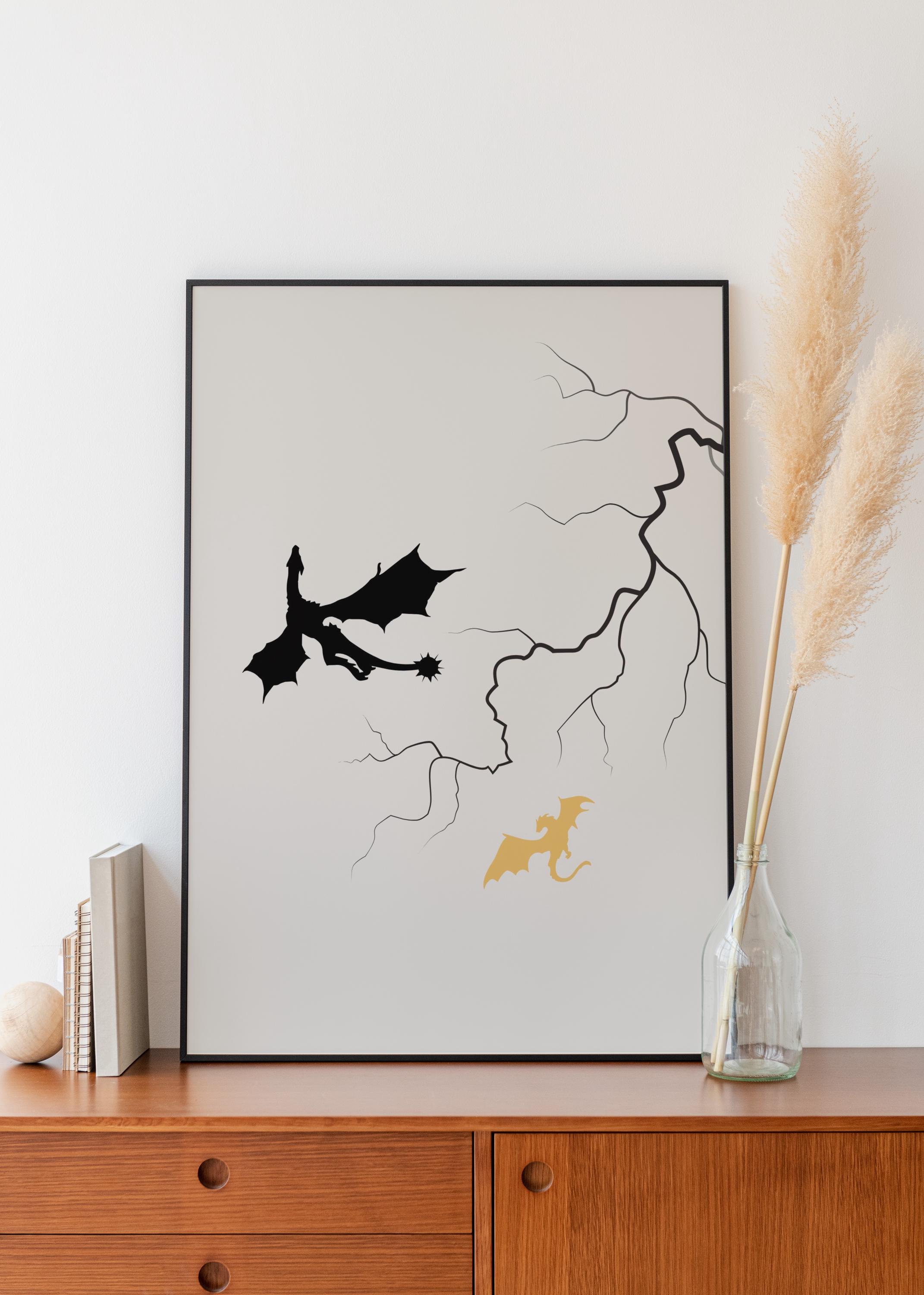 Fourth Wing Poster | Empyrean Series Digital Download | Onyx Storm ...
