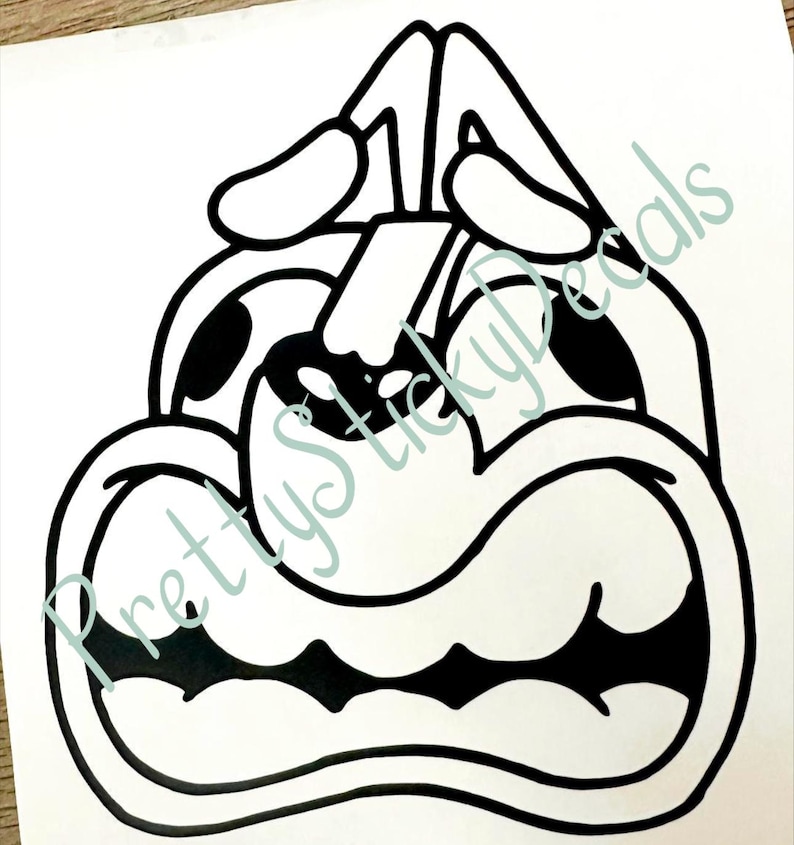 Annoying Bingo, Bluey, Car Decal, Cartoon, Sticker, Car Accessories ...