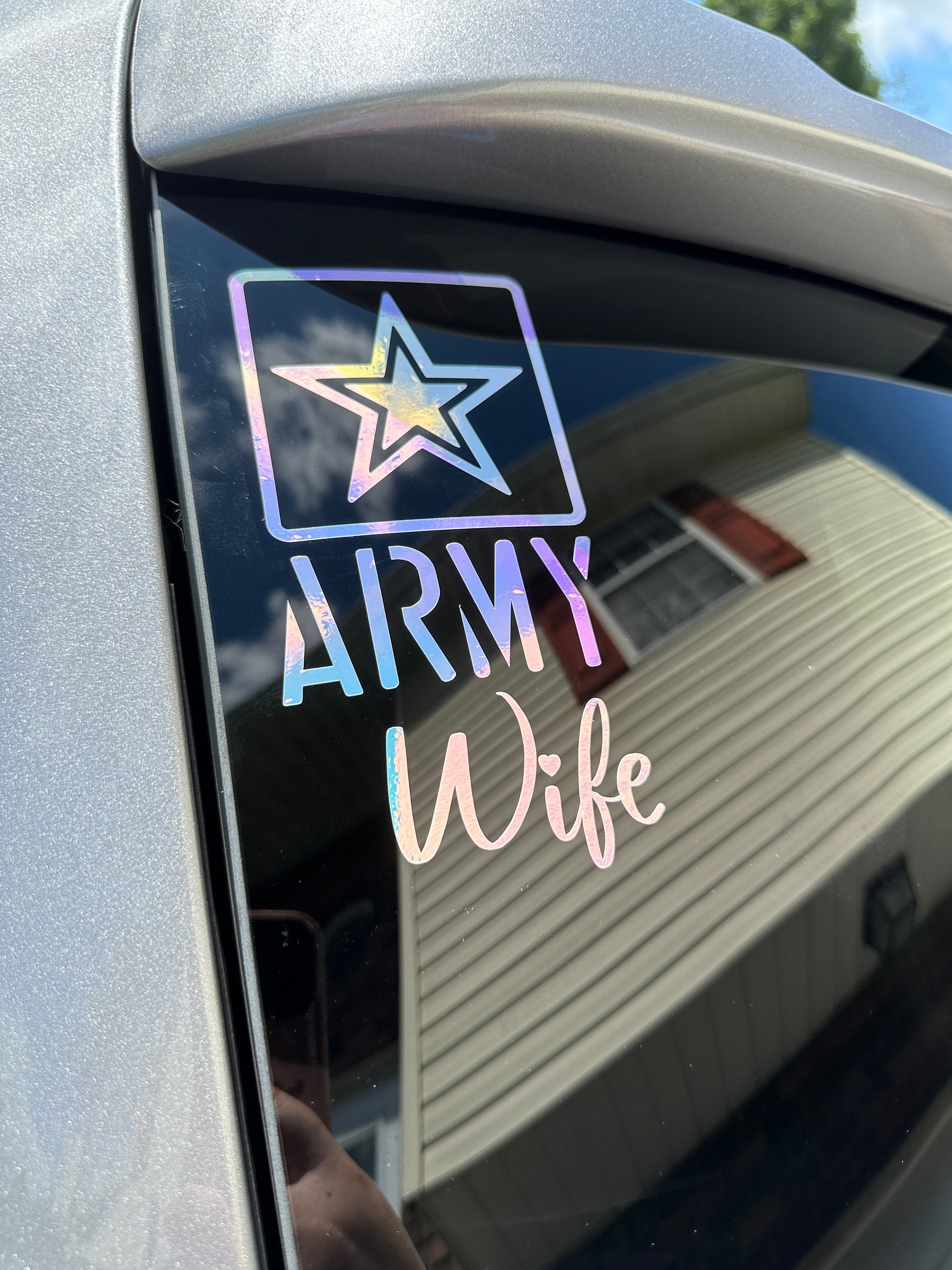 Army Wife Car Decal, Sticker, Bumper Sticker, Military Wife - Etsy