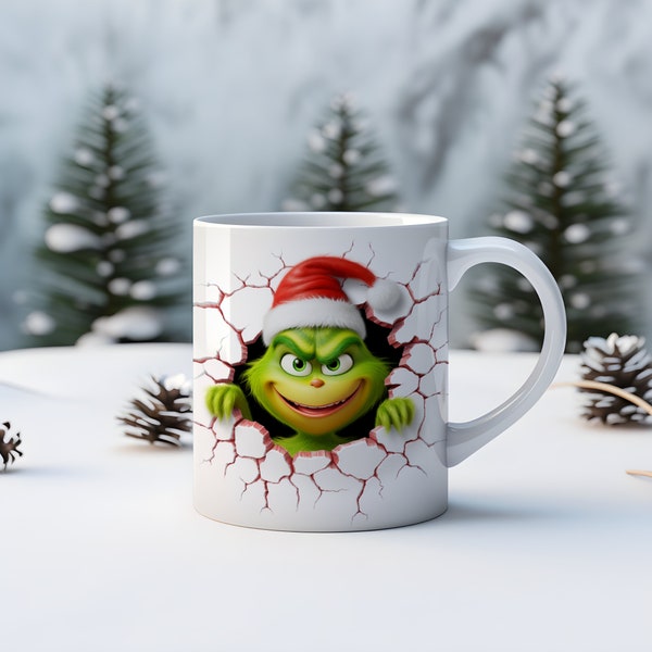 Grinch Mug - Etsy Canada