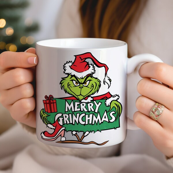 Grinch Mug - Etsy Canada