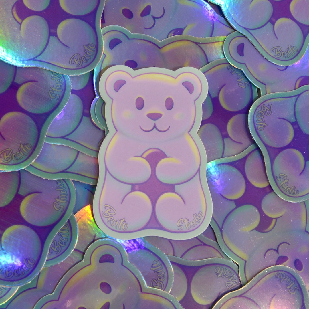 Gummy Bear Vinyl Stickers - Besito Studio - Etsy