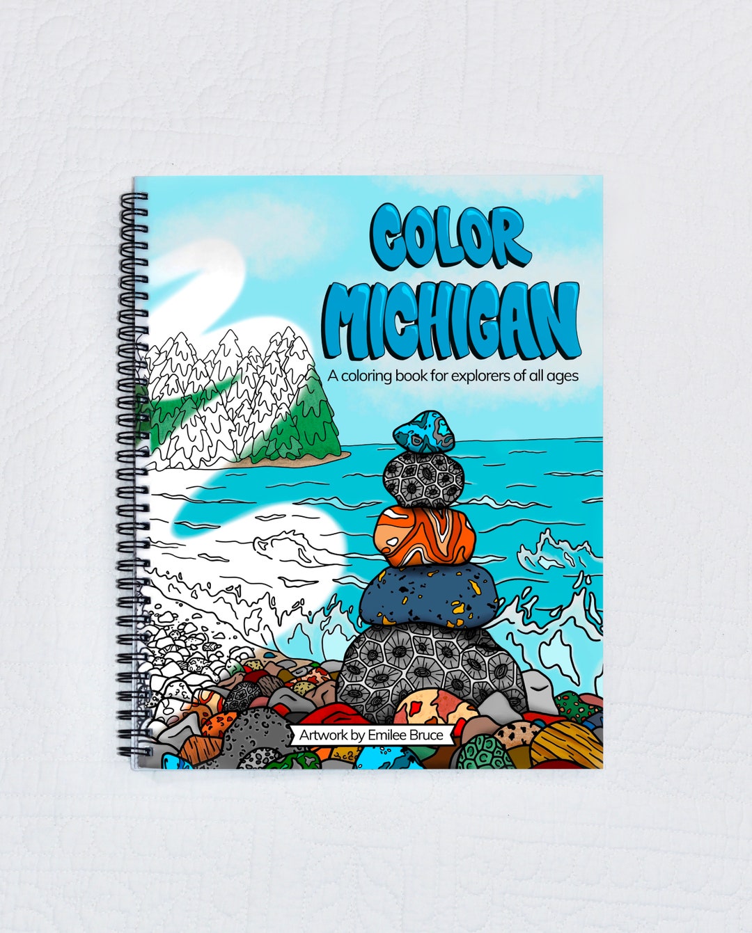 Color Michigan the Coloring Book - Etsy