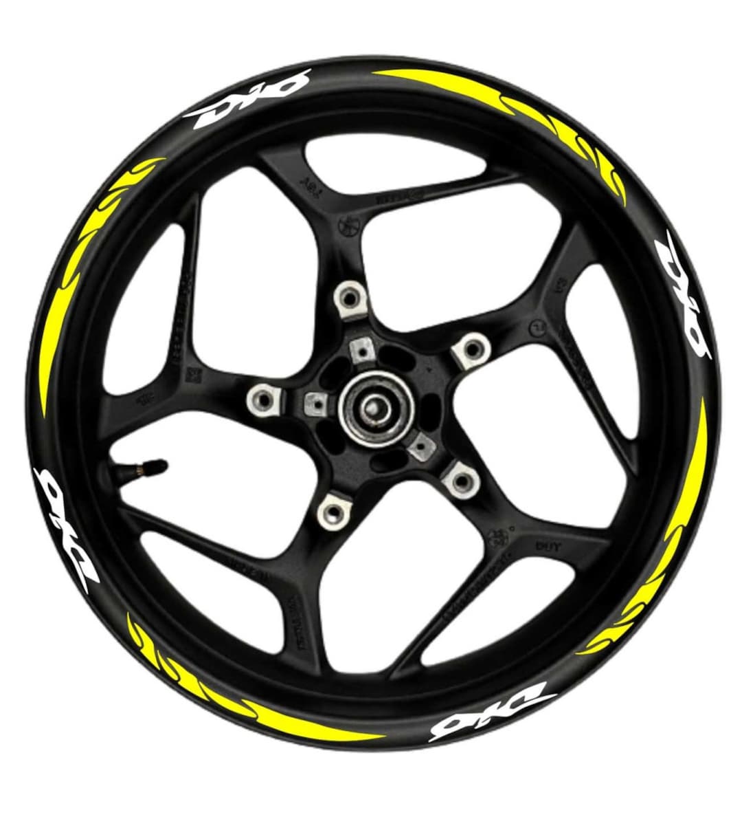 Motorcycle Wheel Stickers Decals Rim Tape Stripes Motorbike - Etsy