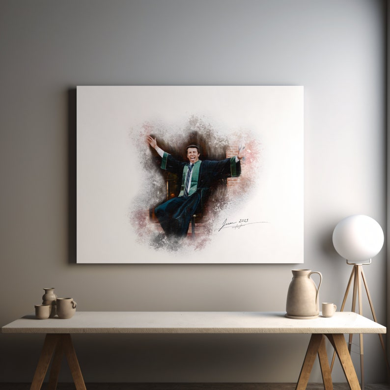 Custom Painting From Your Photo, Personalized Graduation Painting ...