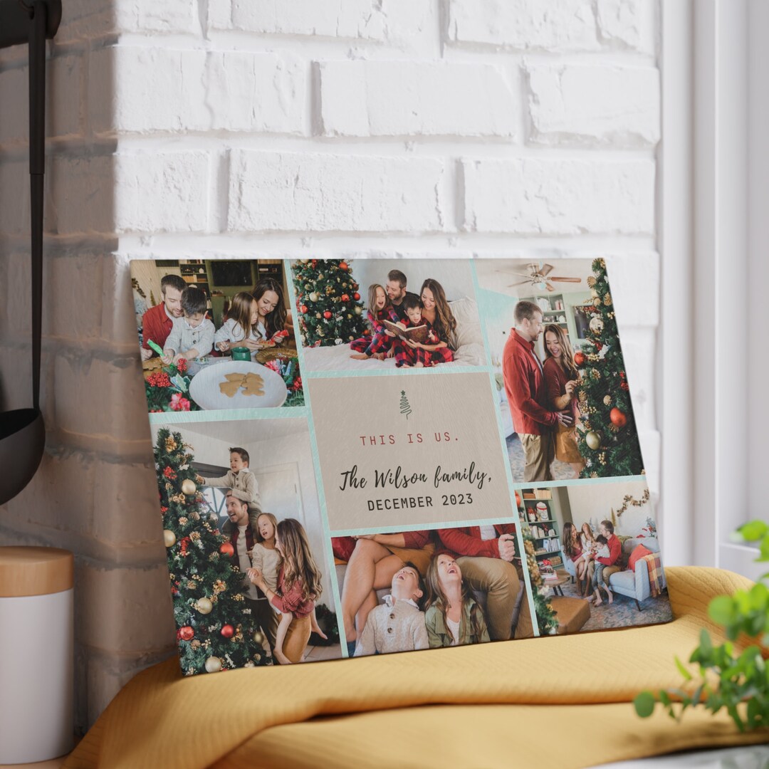 CUSTOM Personalized Glass Photo Cutting Board, Personalized Kitchen ...