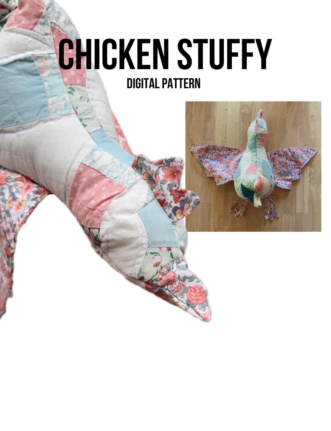 Chicken Stuffy Digital Pattern - Etsy