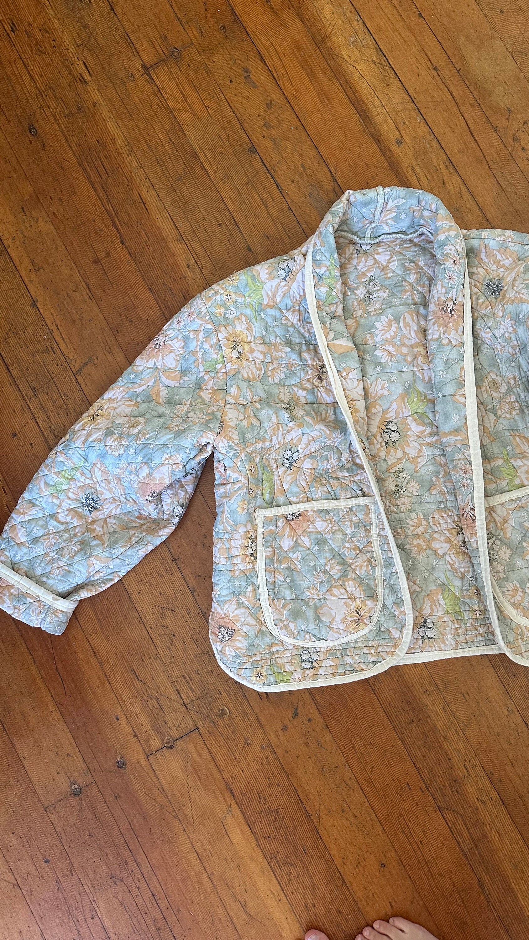 Jewelia Quilted Kimono - Etsy