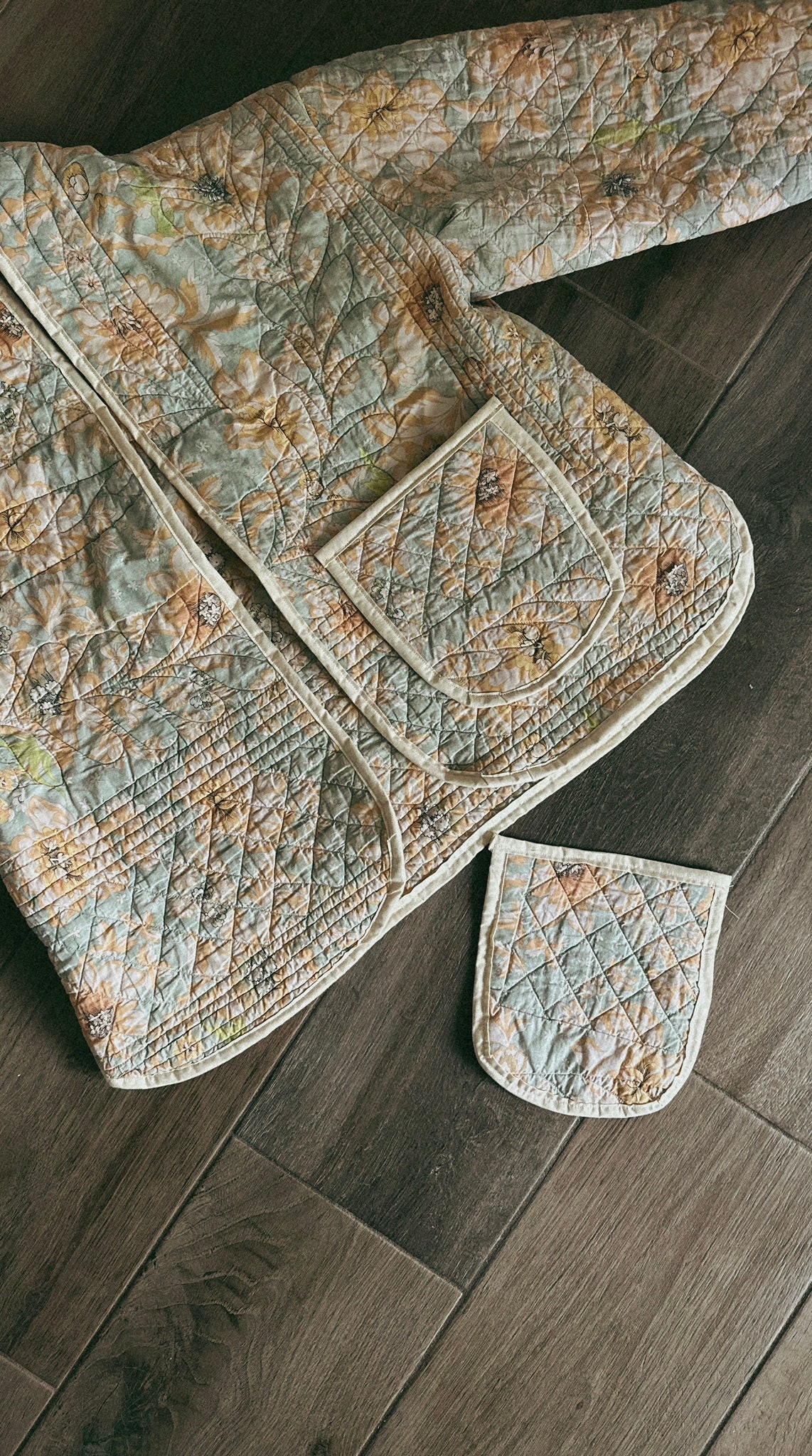 Jewelia Quilted Kimono - Etsy