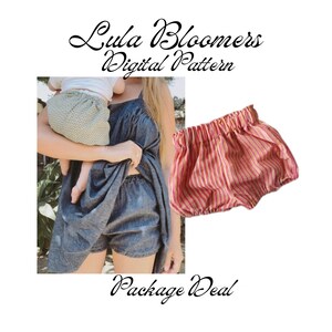 Lula Bloomers PACKAGE DEAL (both Adult and Kids Size) - Instant ...