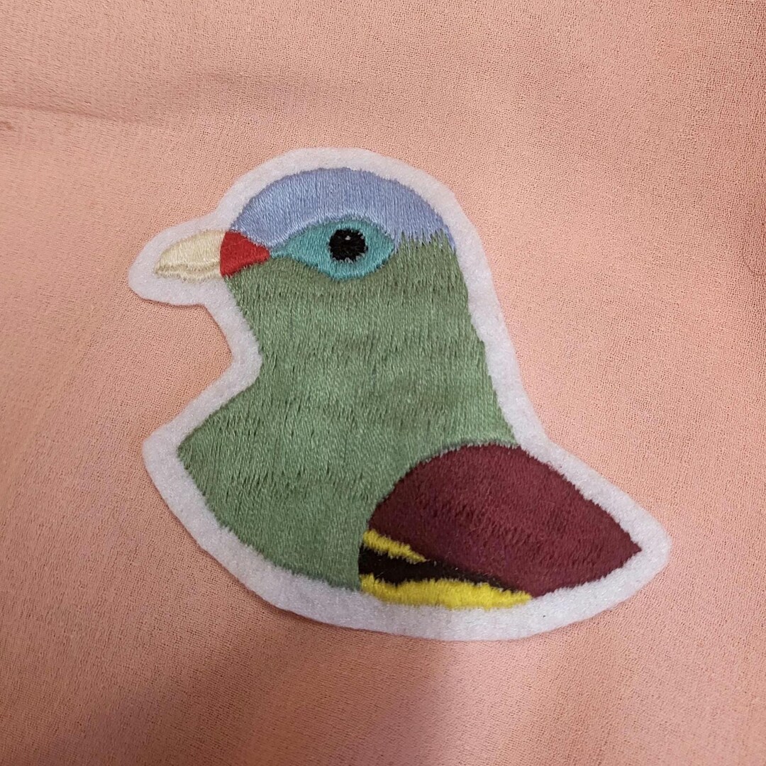 Handmade Thick-billed Green Pigeon Patch - Etsy