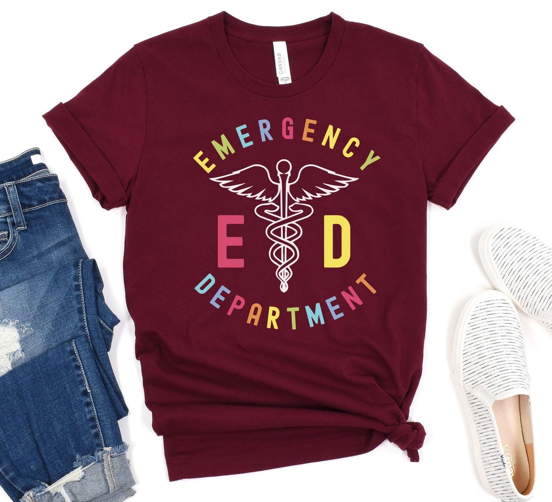 Emergency Department T-shirt, ER Nurse Gift, New Nurse Grad Gift ...