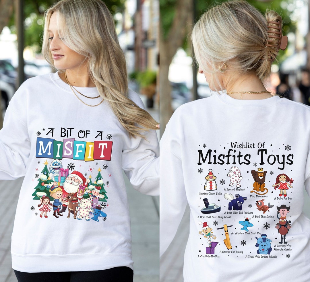 Misfit Toys Christmas Sweatshirt, A Bit of A Misfit Sweatshirt ...