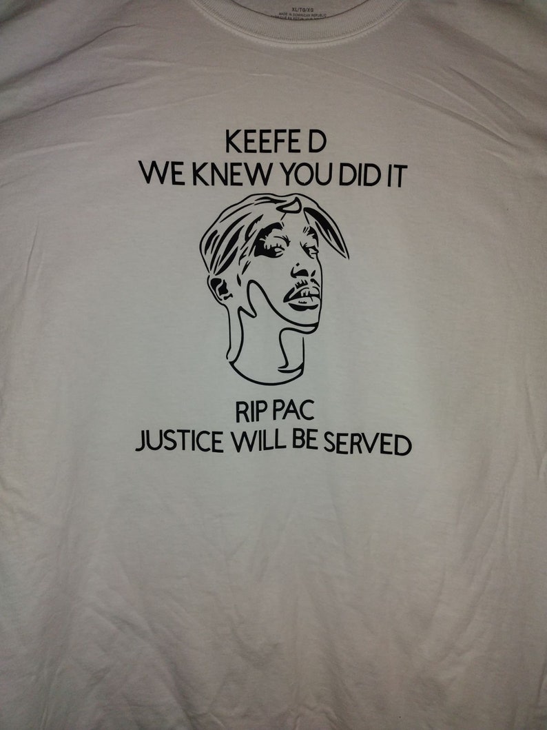 Keefe D and Tupac Justice Svg - Etsy