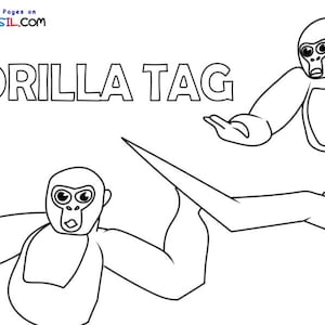 Gorilla Tag SVG Converted - Etsy