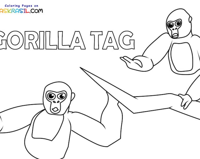 Gorilla Tag SVG Converted - Etsy