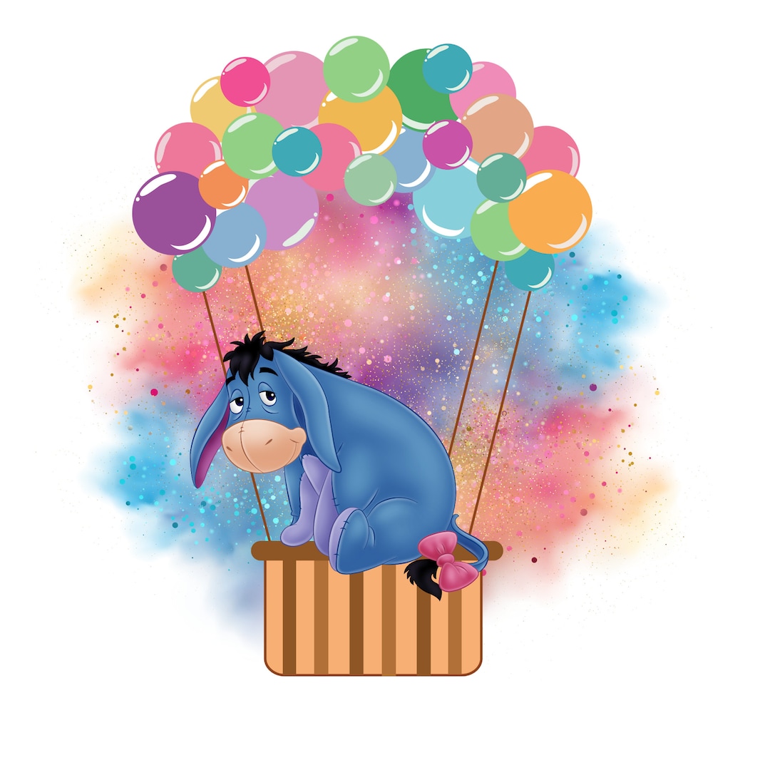 Winnie the Pooh Eeyore Png Design,eeyore Png Clipart,eeyore Shirt ...