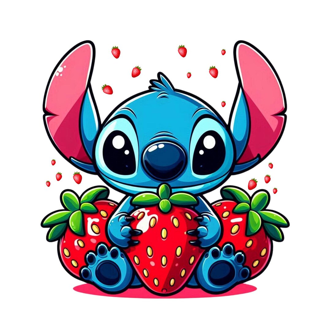 Stitch Png Clipart, Stitch Strawberry, Cute Stitch Image, Lilo and ...