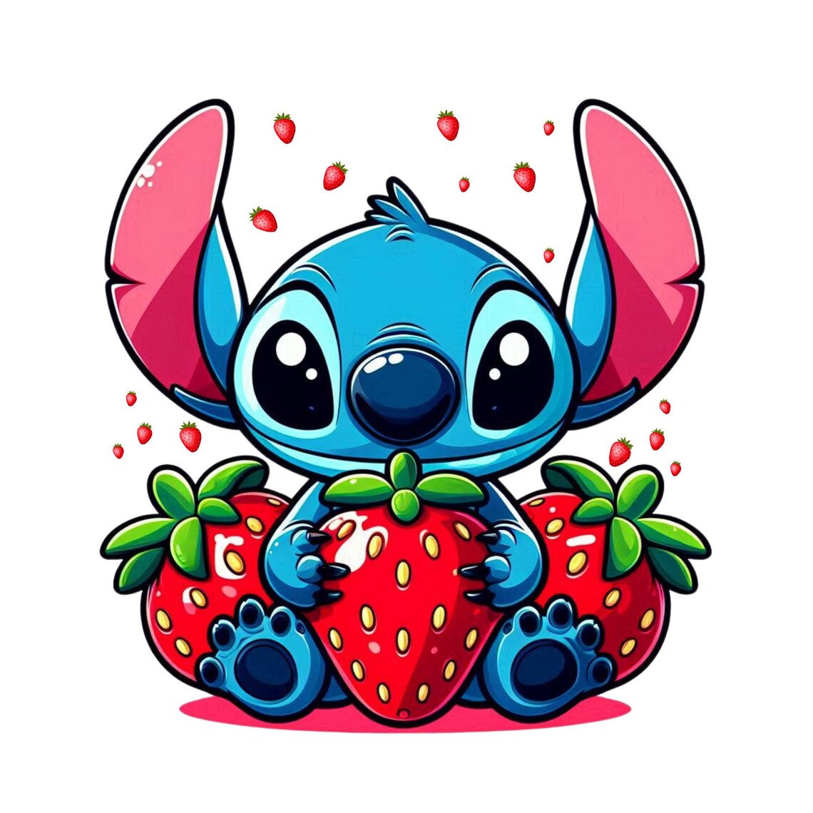Stitch Png Clipart, Stitch Strawberry, Cute Stitch Image, Lilo and ...