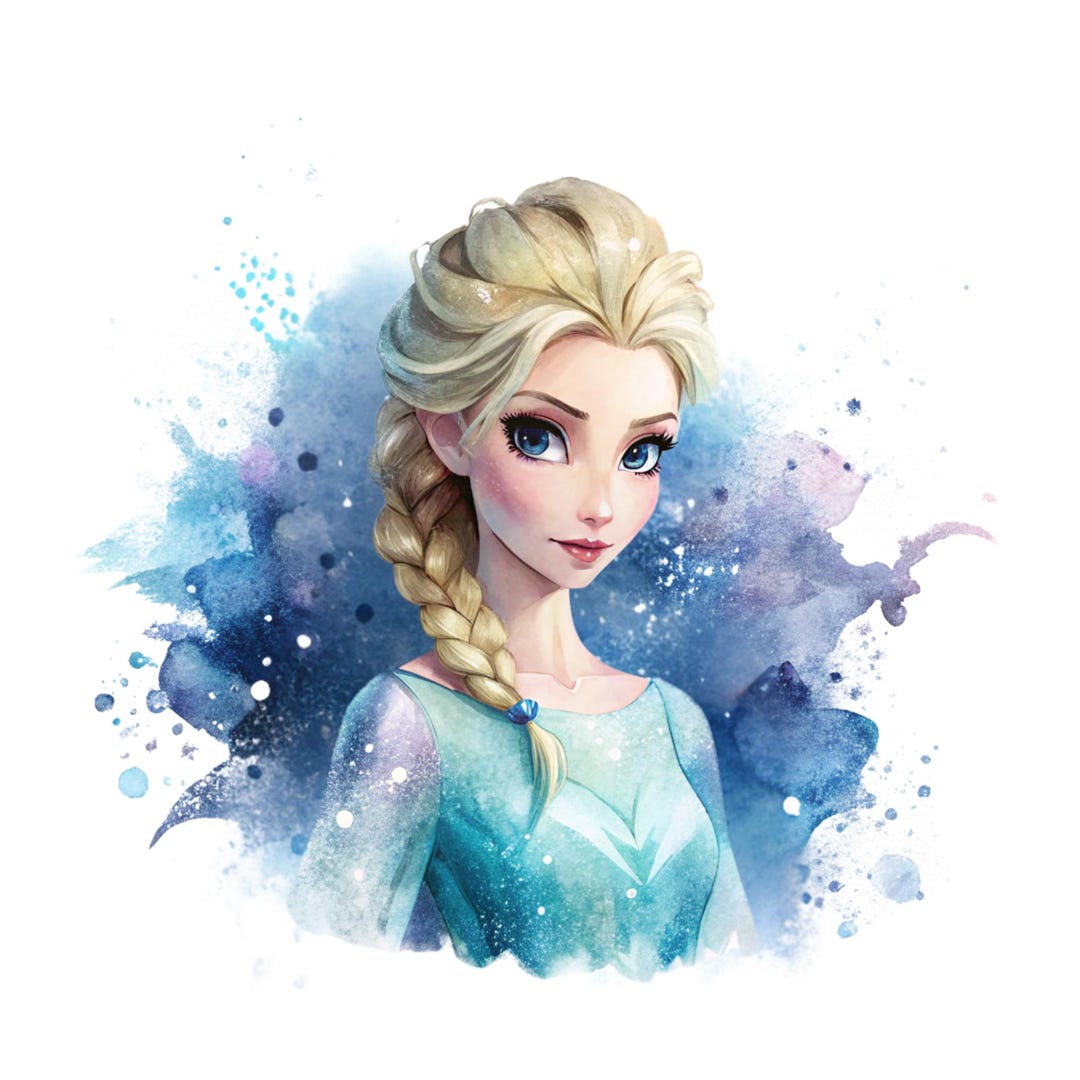 Princess Elsa Hand Drawn, Princess Elsa Png Clipart, Frozen Princess ...