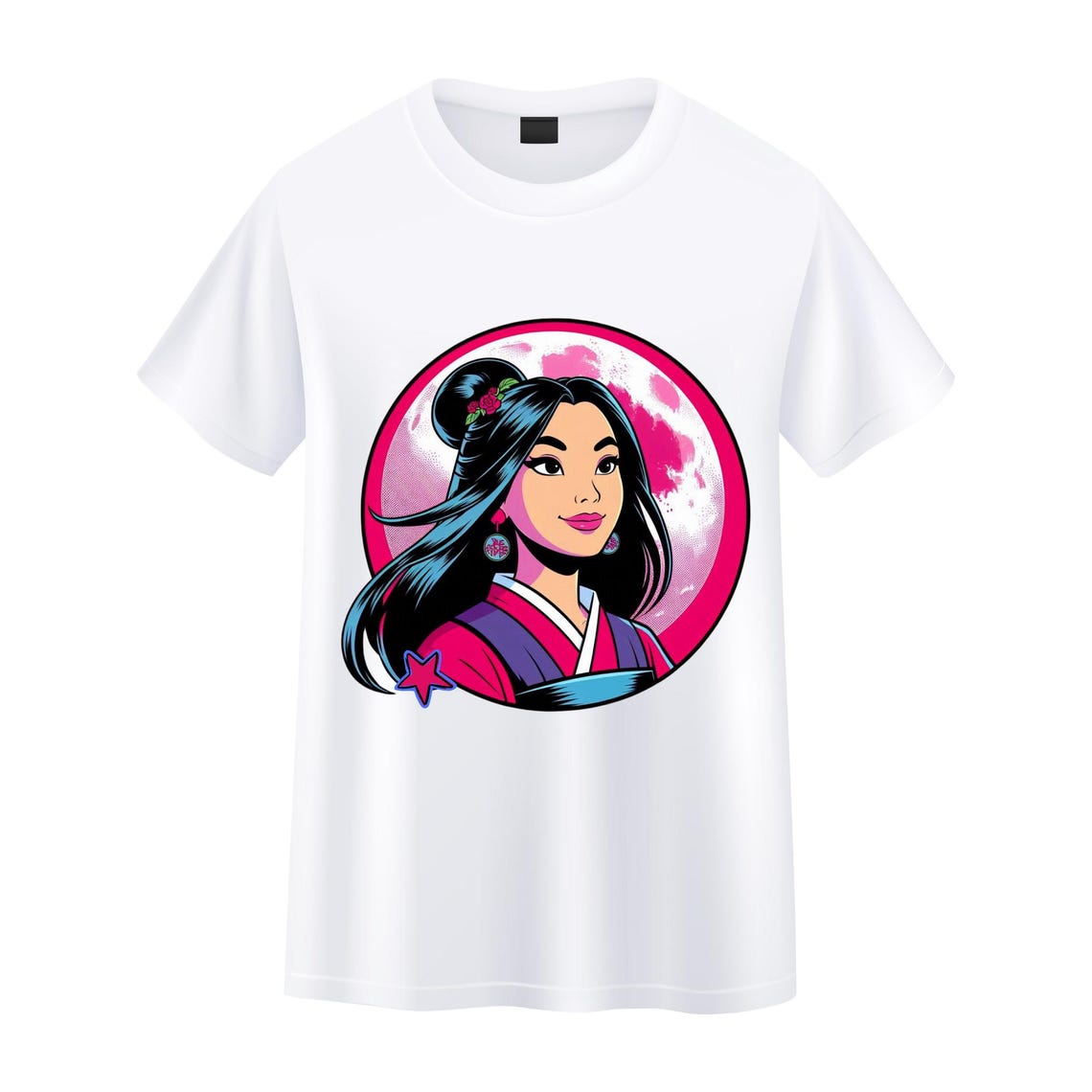 Princess Mulan Png Clipart, Mulan Round Design, Princess Png, Instant ...
