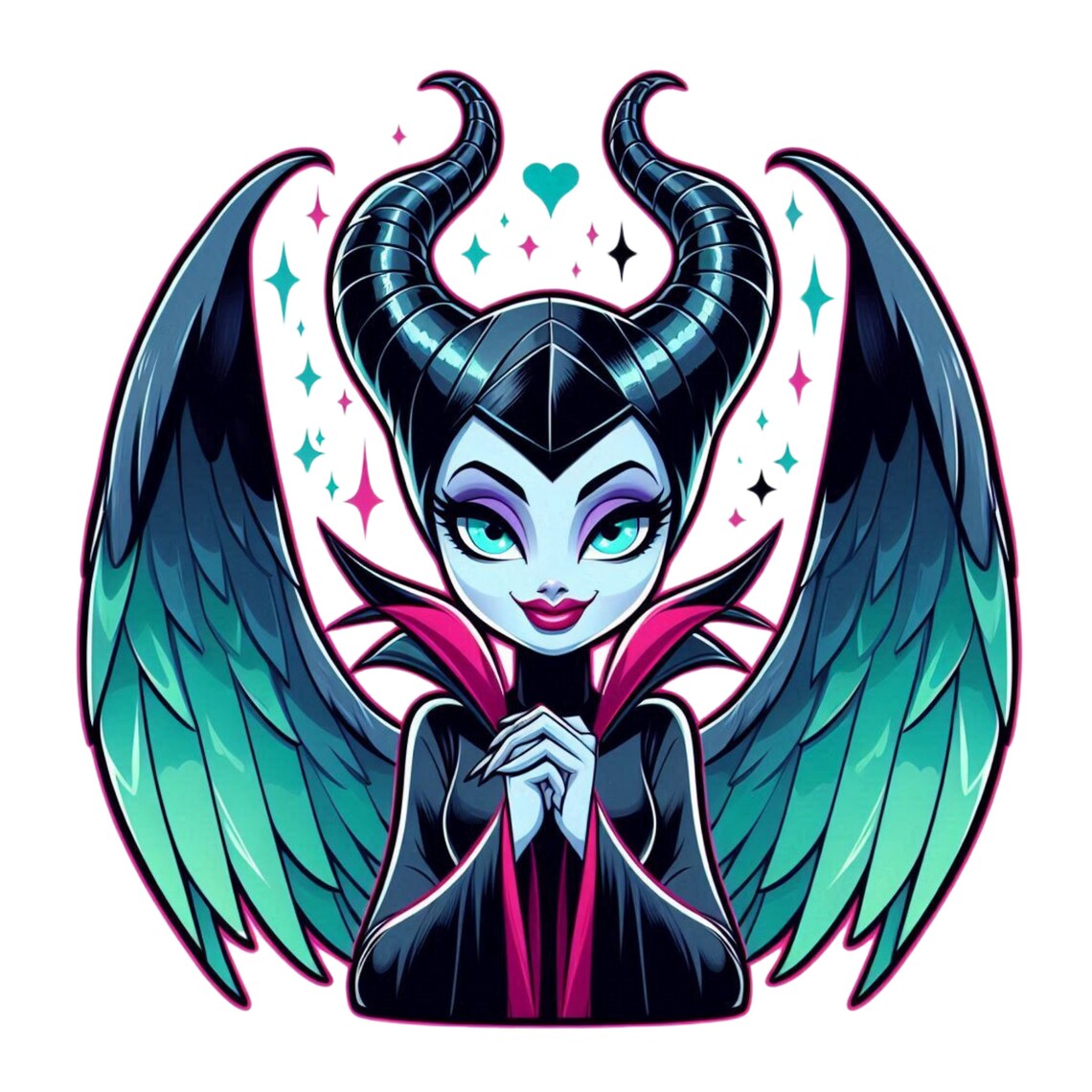 Maleficent Png Clipart, Cute Maleficent Image, Princess Villain ...