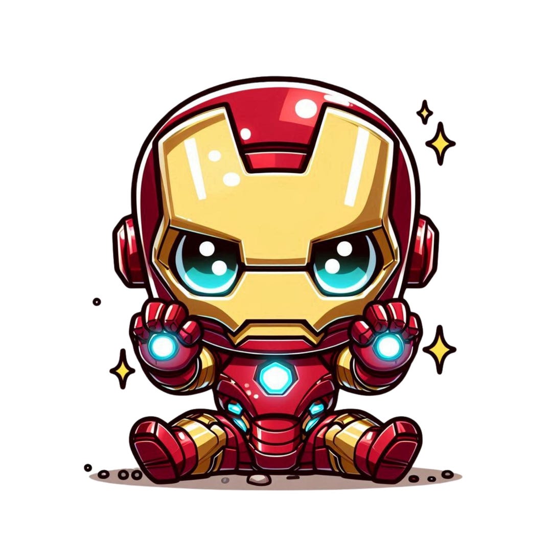 Cute Ironman Png Clipart, Ironman Png, Cute Super Hero, Little Ironman ...