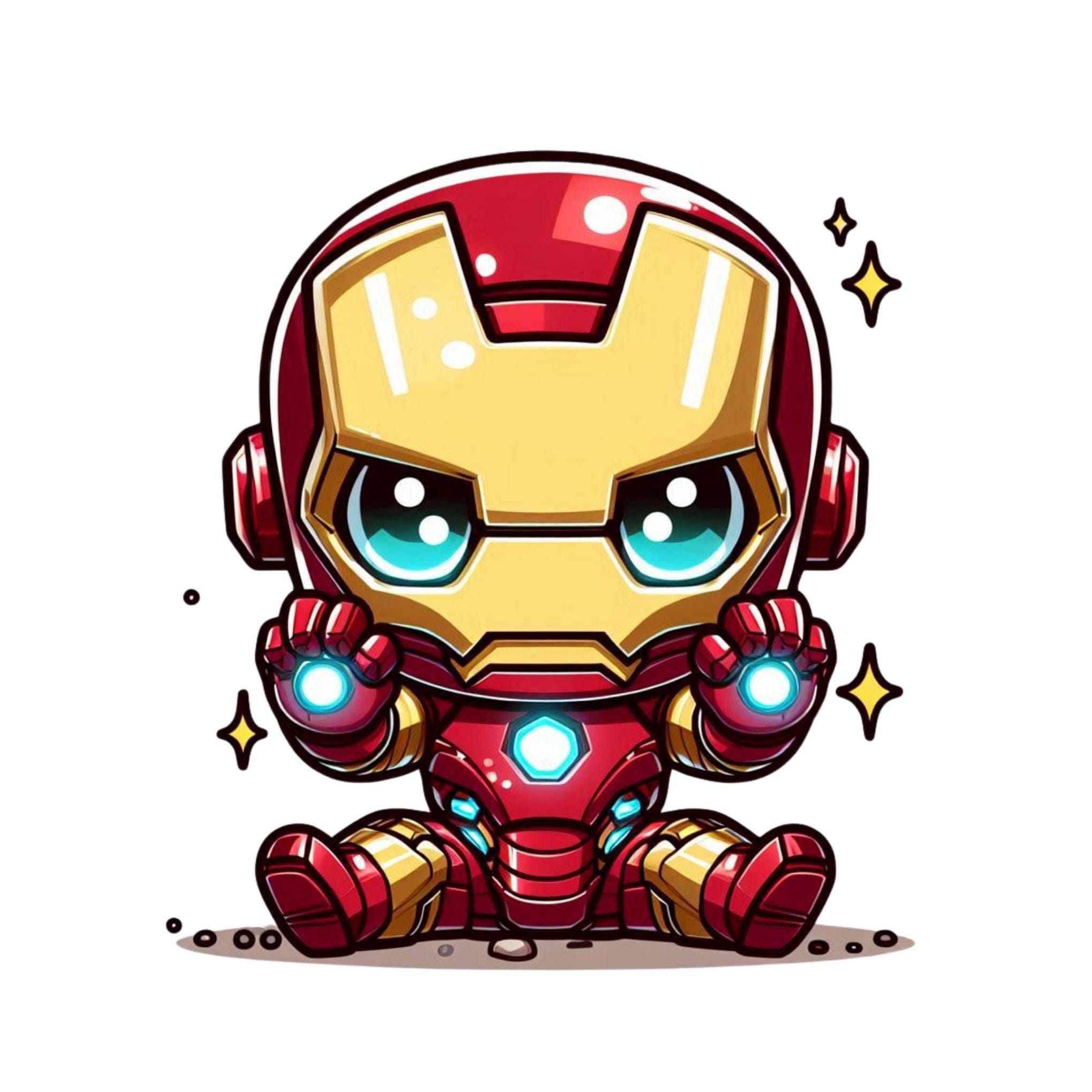 Cute Ironman Png Clipart, Ironman Png, Cute Super Hero, Little Ironman ...