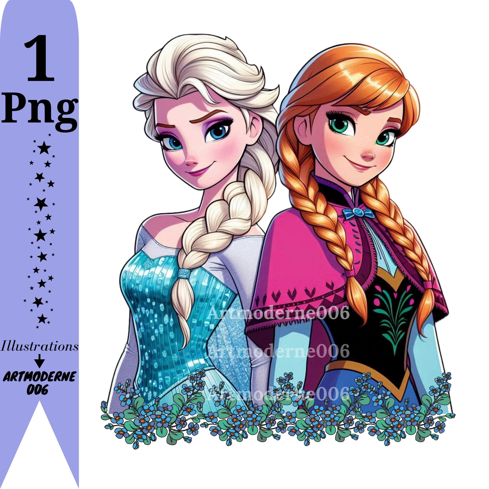 Princess Elsa and Princess Anna Png Clipart, Frozen Princesses, Elsa ...