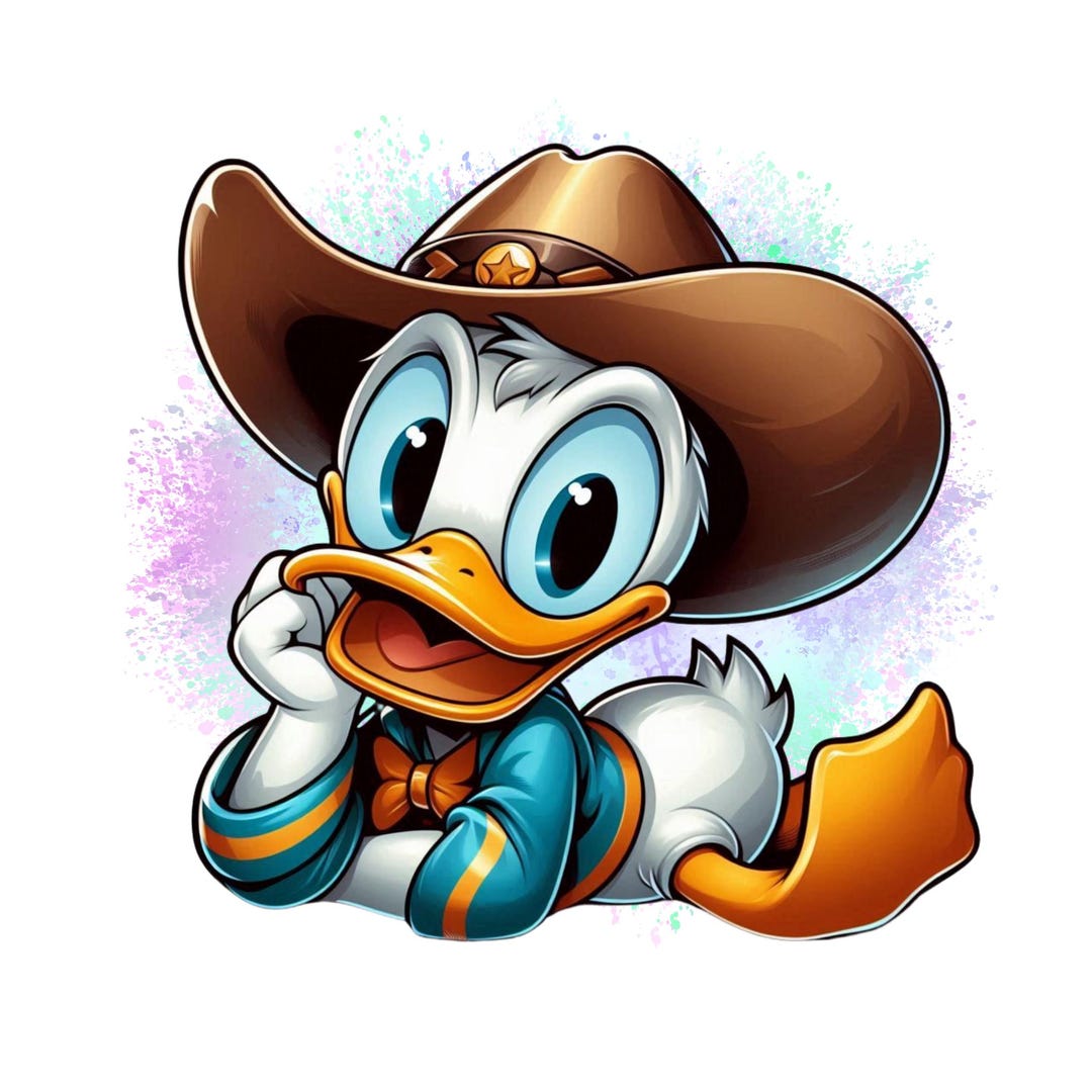 Donald Duck Png Clipart, Donald Duck Cowboy, Mickey Mouse Friends ...