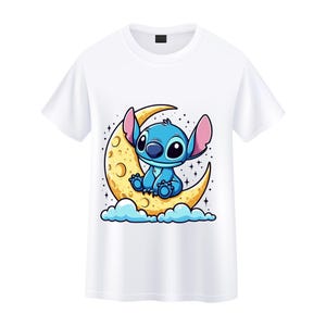 Stitch on the Moon, Stitch Png Clipart, Lilo and Stitch Character ...