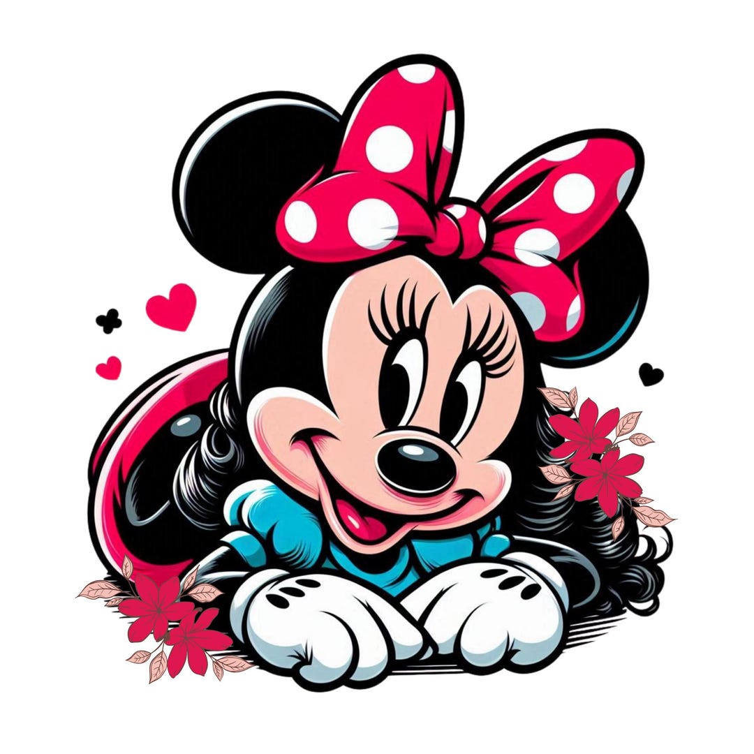 Cute Minnie Mouse Png Clipart, Baby Minnie Mouse Image, Instant ...