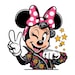 Minnie Mouse Png Clipart, Minnie Mouse Victory, Minnie Mouse Peace Sign ...