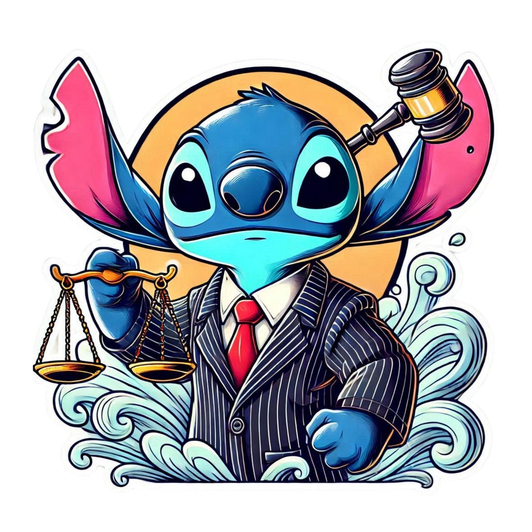 Stitch Lawyer Design, Stitch Png Clipart, Stitch Job, Lilo and Stitch ...