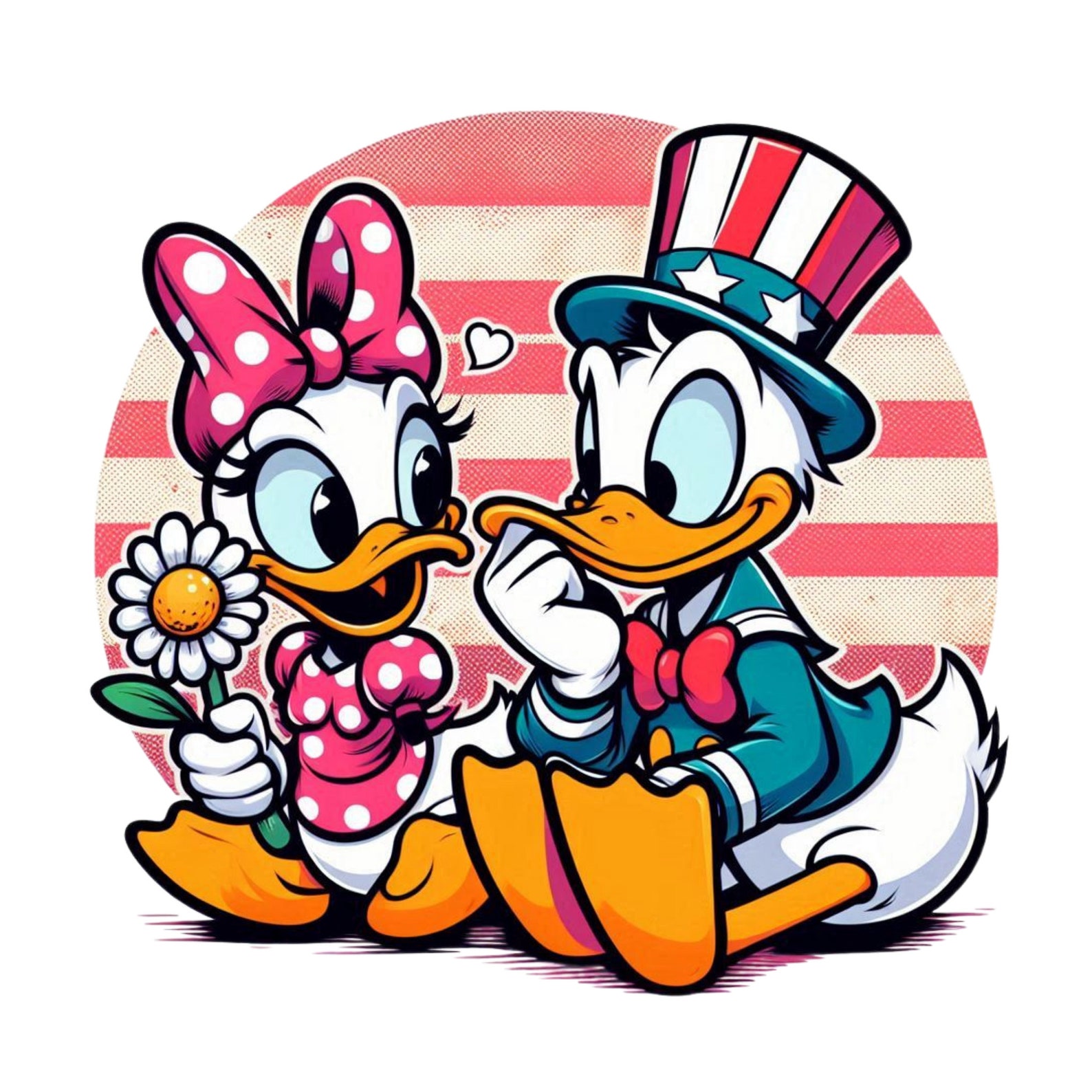 Donald Duck and Daisy Duck Png Clipart, Donald Daisy Love, Donald Duck ...