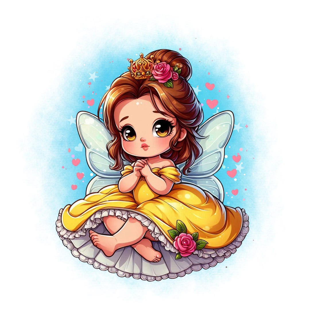 Princess Belle Png Clipart, Fairy Belle, Beauty and the Beast Png, Baby ...