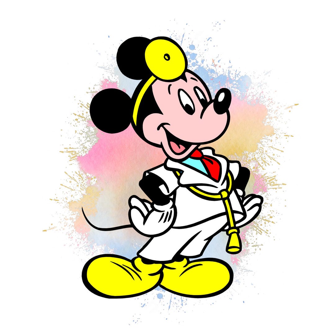 Doctor Mickey Mouse, Mickey Mouse Png Clipart, Mickey Mouse Splash ...