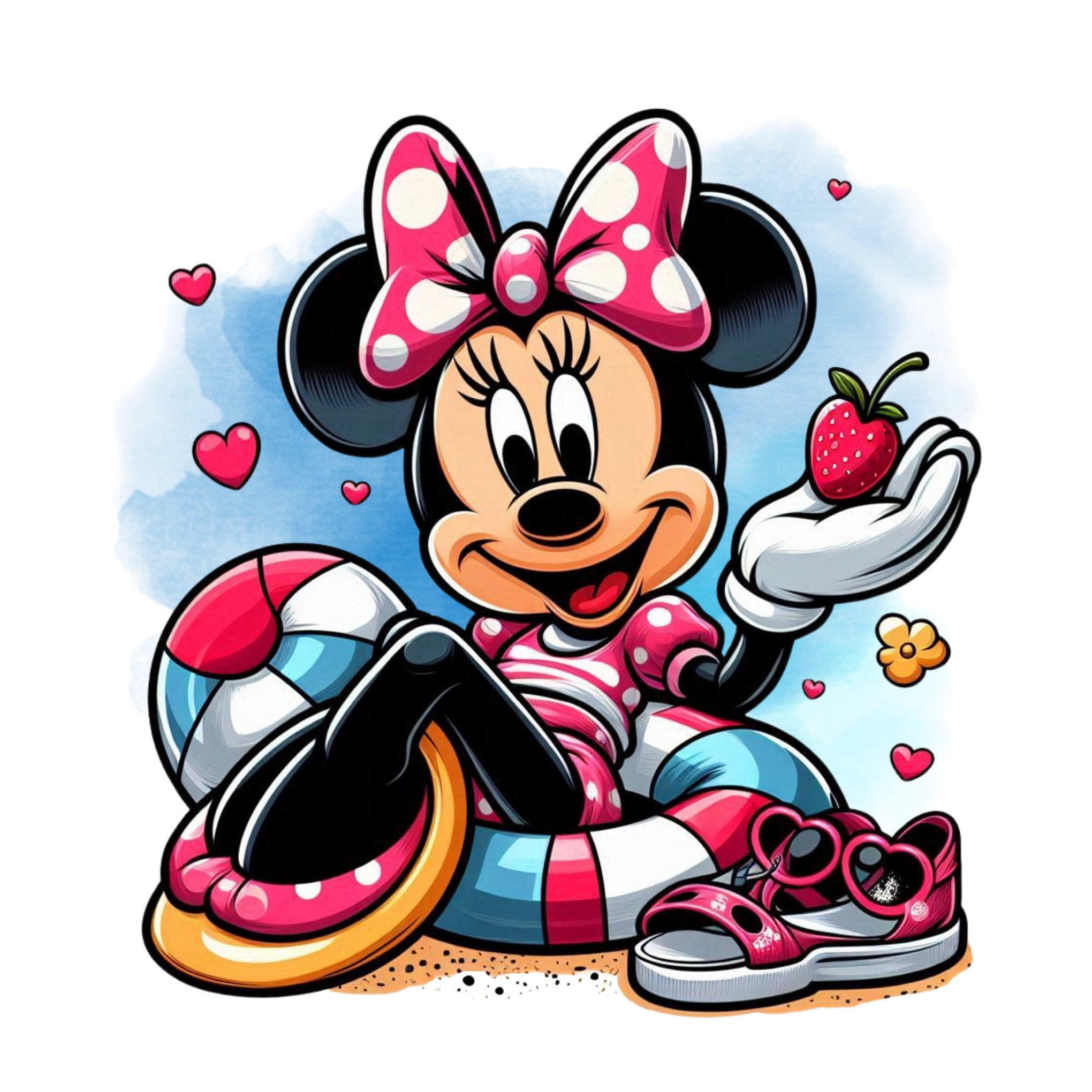 Minnie Mouse Summer, Minnie Mouse Png Clipart, Minnie Mouse Holiday ...
