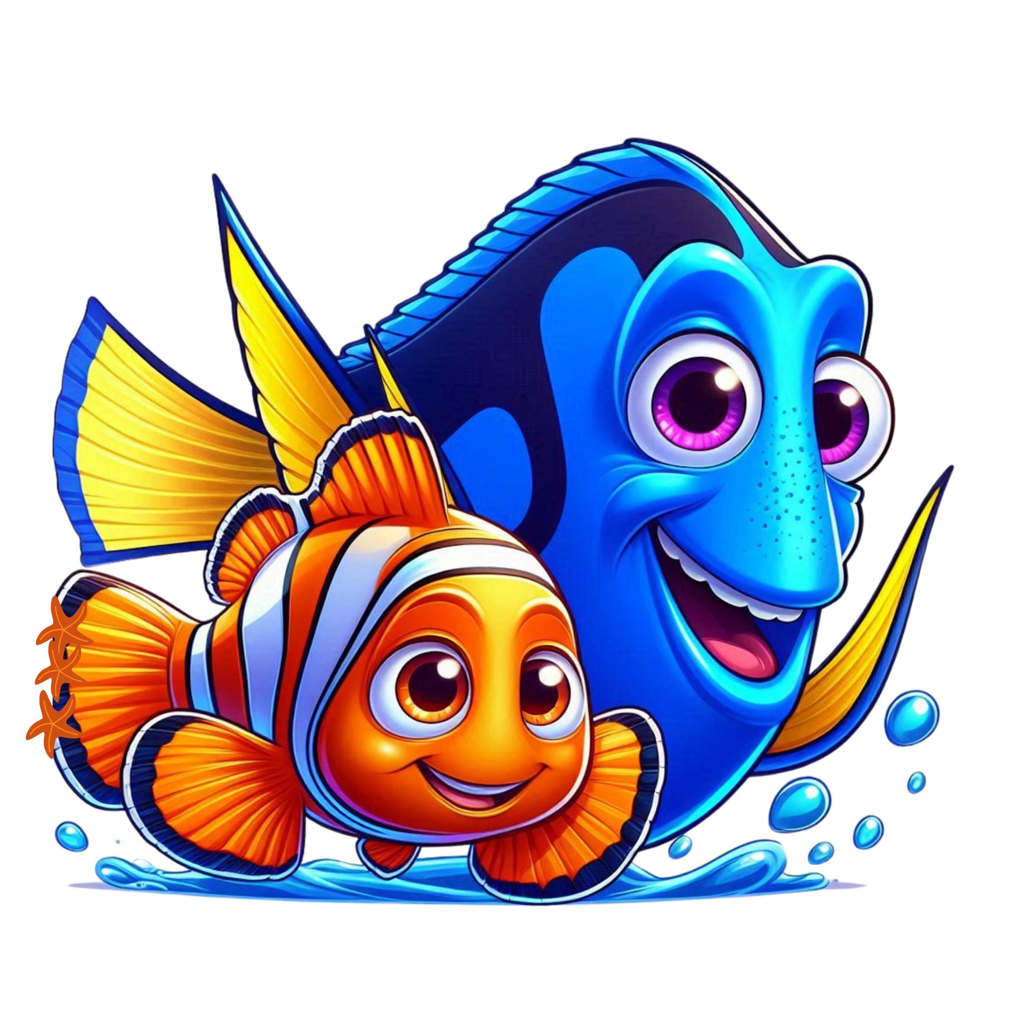 Finding Nemo Png Clipart, Finding Dory Png, Nemo and Dory, Best Friends ...