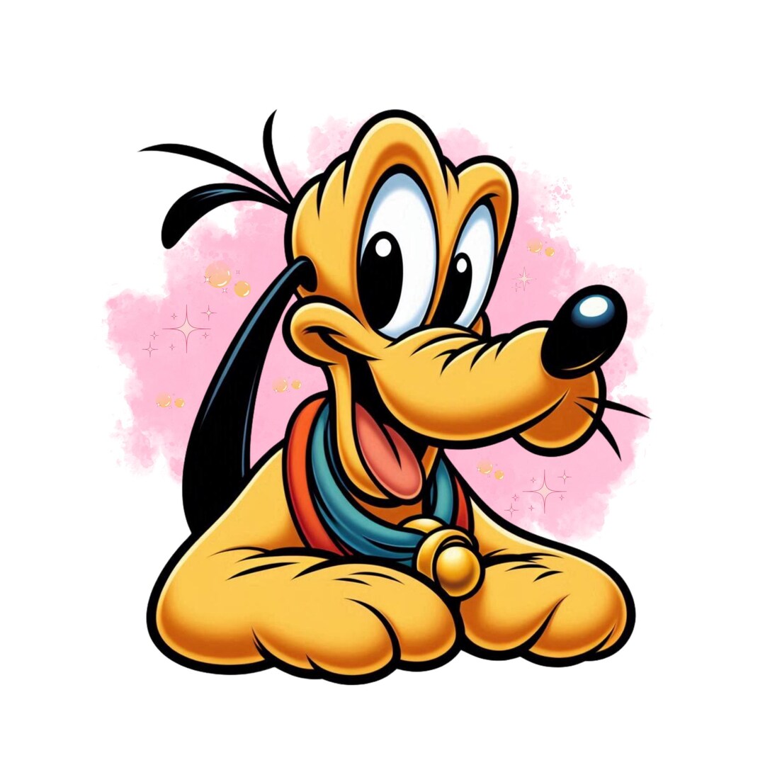 Pluto Watercolor Background, Pluto Png Clipart, Cute Dog Pluto, Mickey ...