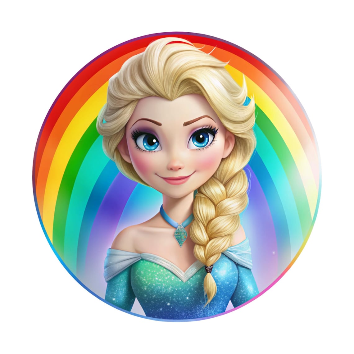 Frozen Elsa Png Clipart, Elsa Rainbow Design, Frozen Png, Elsa Png ...