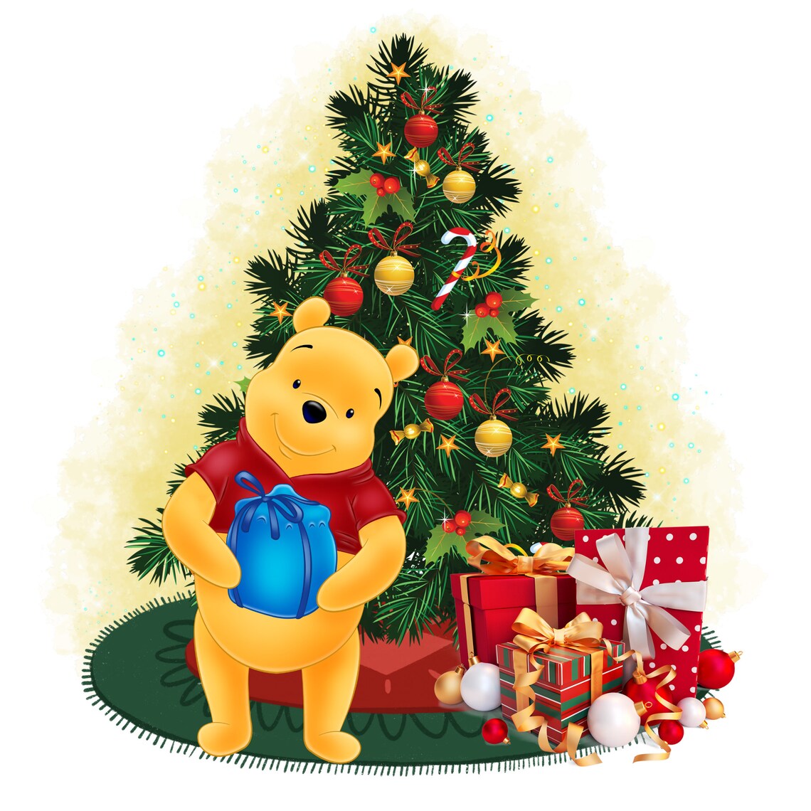 Winnie the Pooh Christmas, Winnie the Pooh Png Clipart, Winnie the Pooh ...