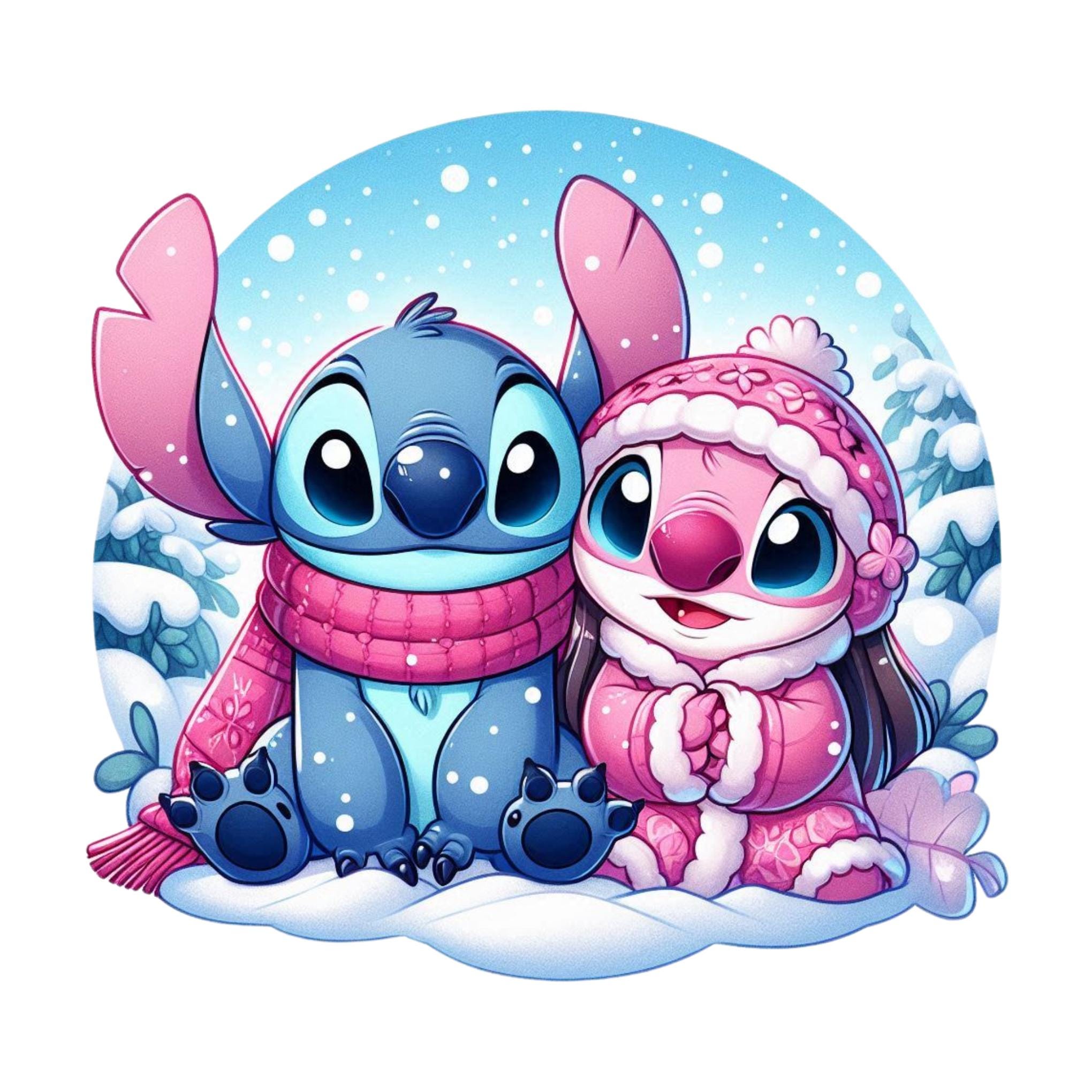 Stitch Angel Hugging Disney Stitch Wallpaper De Desenhos Animados