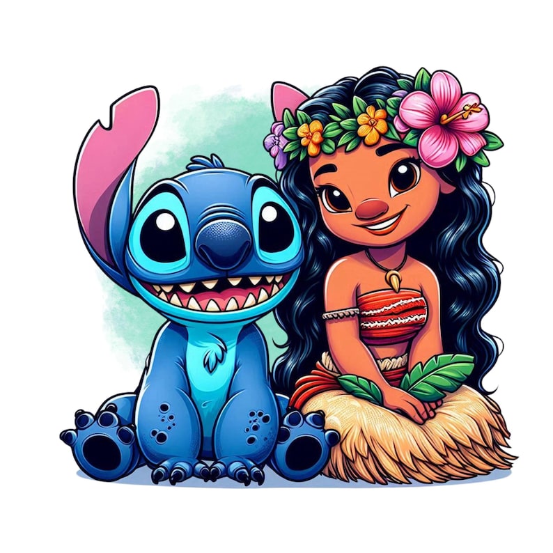 Lilo and Stitch Png Clipart, Cute Stitch Png, Lilo Png, Best Friends ...